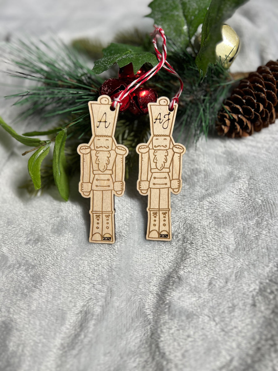 Personalized Hand-Drawn Nutcracker Ornament – Sugar Locks