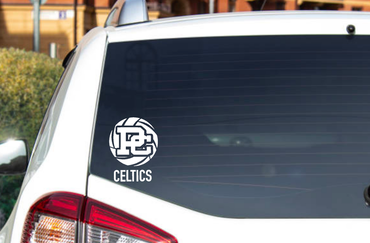 PCHS Volleyball Car Decal – Sugar Locks