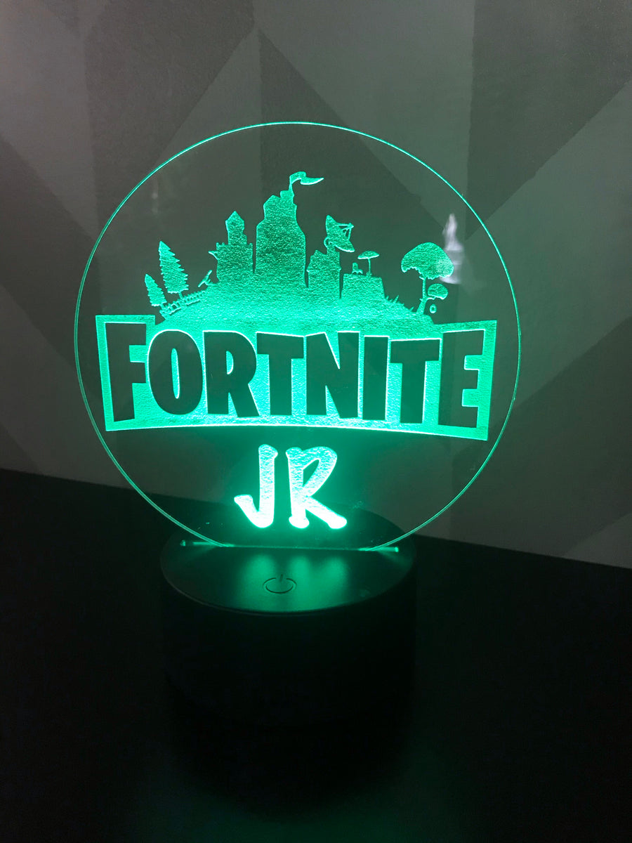 Fortnite Personalized Light Up Acrylic Sign – Sugar Locks